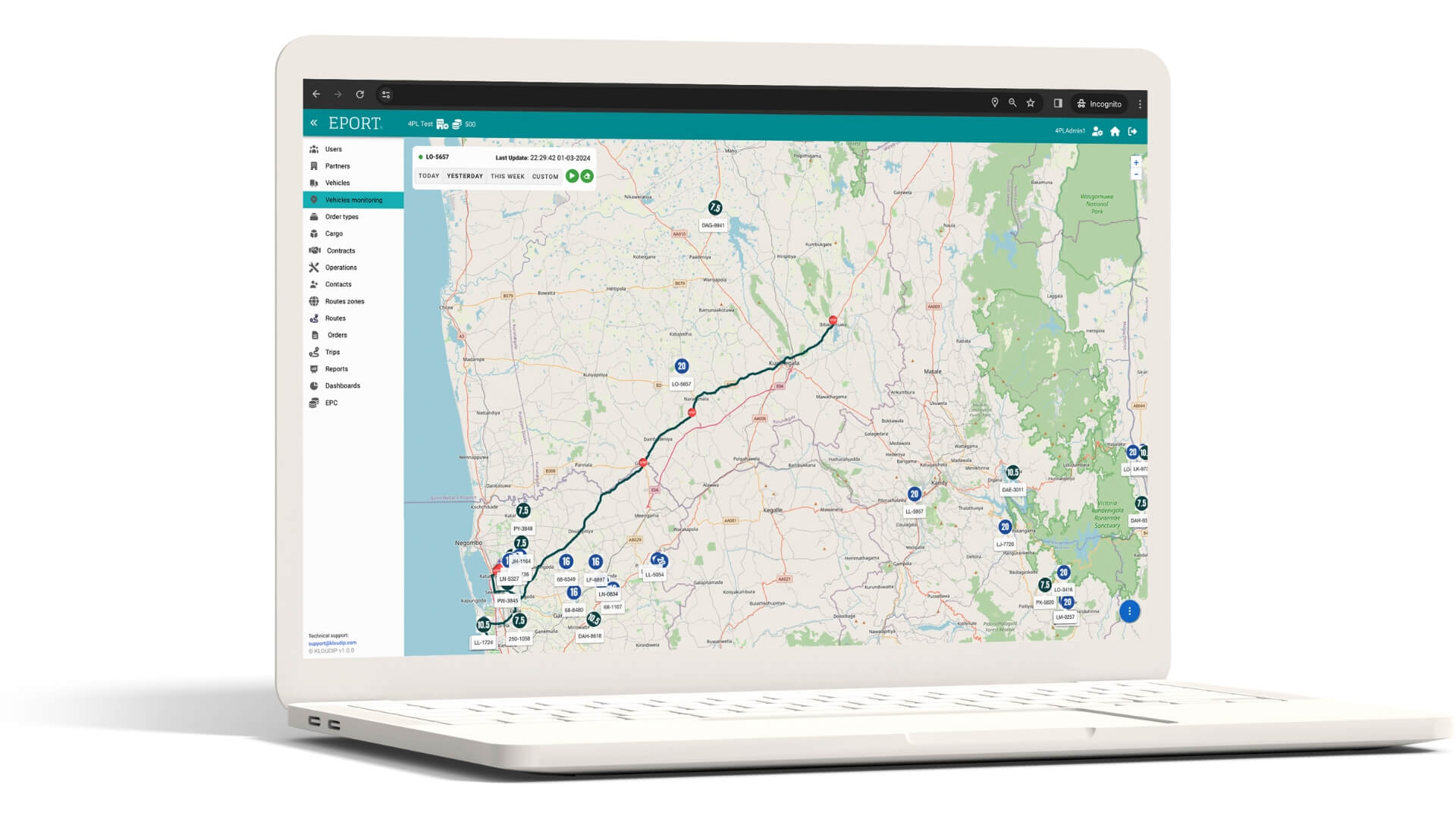 3PL Software | Logistics Solutions | KLOUDIP
